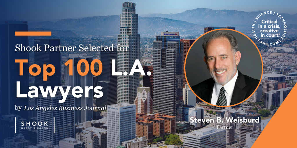 New Shook Partner Named Among Top 100 LA Attorneys | News + Events ...